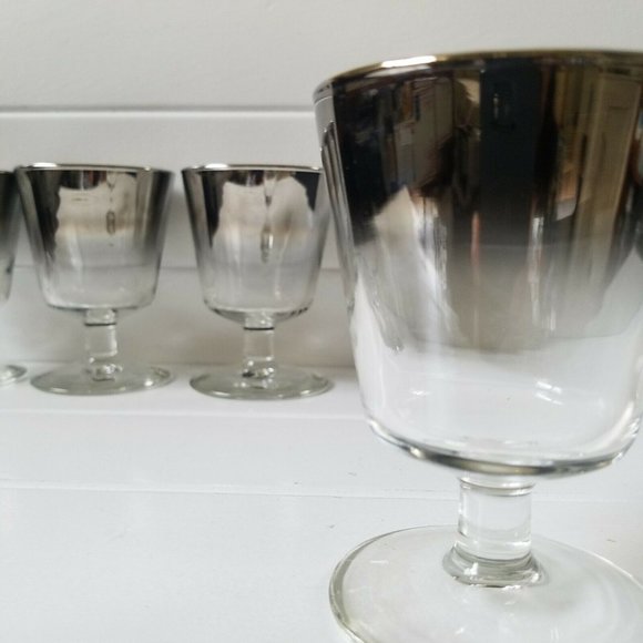 Vitreon Queen's Lustreware | Dining | Vitreon Queens Ombre Silver Fade ...